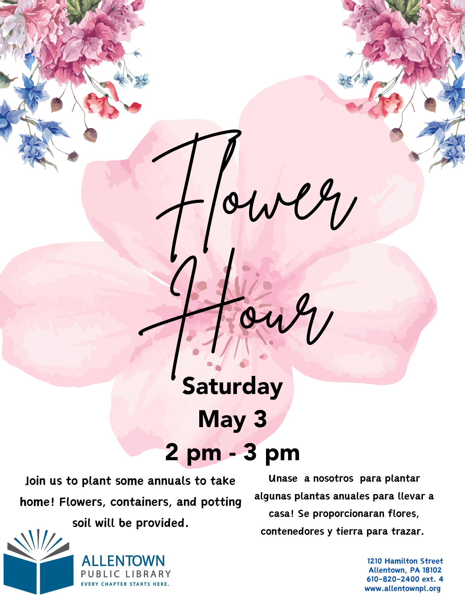 Flower Hour – Allentown Public Library