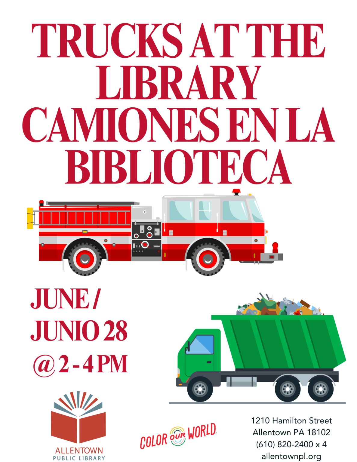 Trucks at the Library! – Allentown Public Library